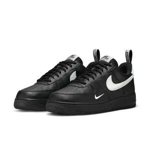 Nike Force 1 '07 Lv8 Ut "black Metallic Silver" Sneakers