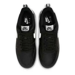 Nike Force 1 '07 Lv8 Ut "black Metallic Silver" Sneakers