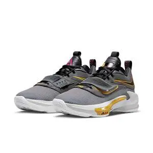 Nike Zoom Freak 3 High Top Sneakers - Grey/yellow