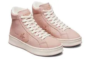 CONVERSE Pro Leather Lift Platform High Top Sneakers - Pink