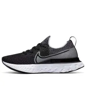 Nike React Infinity Run Flyknit Athletic Sneakers - Black