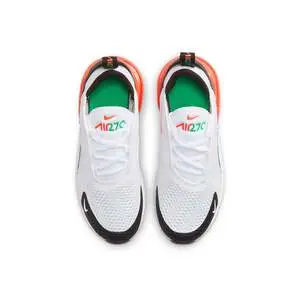 Nike Max 270 Athletic Sneakers - White/black/orange