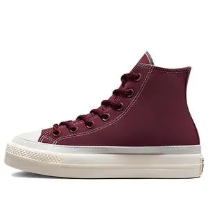 CONVERSE Chuck Taylor All Star Lift Platform High Top Sneakers - Red/white