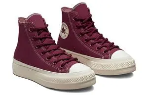 CONVERSE Chuck Taylor All Star Lift Platform High Top Sneakers - Red/white