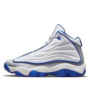 JORDAN Pro Strong High Top Sneakers - White/blue