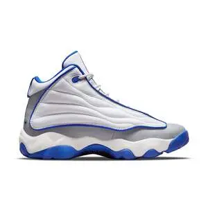 JORDAN Pro Strong High Top Sneakers - White/blue