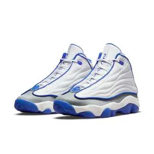 JORDAN Pro Strong High Top Sneakers - White/blue