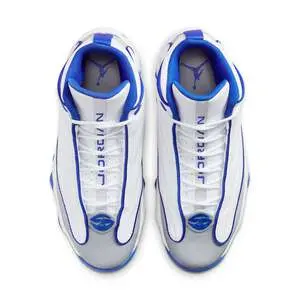 JORDAN Pro Strong High Top Sneakers - White/blue