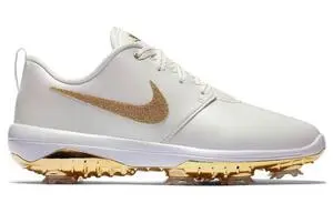 Nike Roshe Golf X Swarovski Gold Sneakers - White/gold