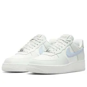 Nike Force 1 '07 "reflective Mini Swoosh" Sneakers - White/blue