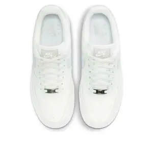 Nike Force 1 '07 "reflective Mini Swoosh" Sneakers - White/blue