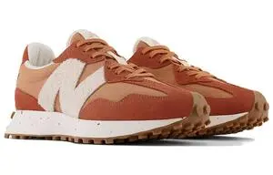 NEW BALANCE 327 Low Top Sneakers - Brown/orange