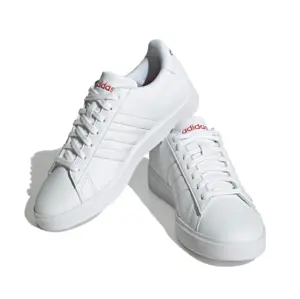 Adidas Grand Court Cloudfoam Floral Embroidery Sneakers