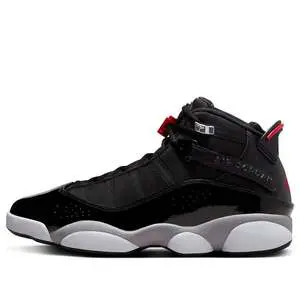JORDAN Air Jordan 6 Rings "Black Cement" Black/fire Red/white