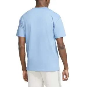 Nike Minimalistic Embroidered Logo Short Sleeve - Blue