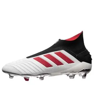 Adidas Predator 19+ Fg Soccer Cleats - Cloud White/red/core Black