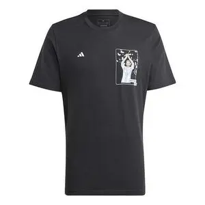 Adidas Messi Football Icon Graphic Tee - Black