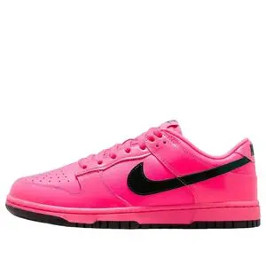 Nike Dunk Low "pink Blast" Sneakers - Pink Blast/black