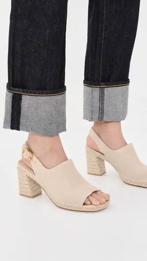 Rag & Bone Gigi Suede Espadrille Block Heel Sandals - Icmsd