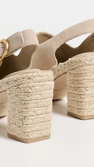 Rag & Bone Gigi Suede Espadrille Block Heel Sandals - Icmsd