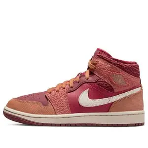 JORDAN Air Jordan 1 Mid "Africa" Rose Red/yellow