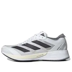 Adidas Adizero Adios Athletic Sneakers - White/black/grey