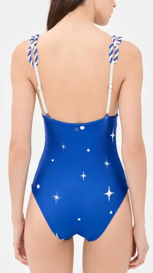ANCORA Gaia One-piece Swimsuit With Twisted Rope Straps