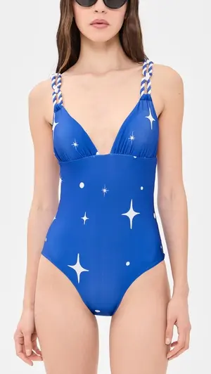 ANCORA Gaia One-piece Swimsuit With Twisted Rope Straps