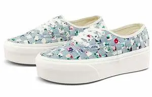 VANS Authentic Stackform Woven Floral Denim Sneakers - Blue