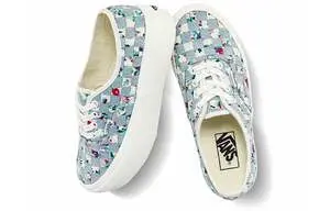 VANS Authentic Stackform Woven Floral Denim Sneakers - Blue