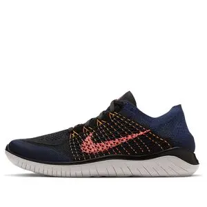 Nike Free Rn Flyknit 2018 Athletic Sneakers - Black