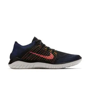 Nike Free Rn Flyknit 2018 Athletic Sneakers - Black