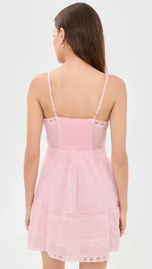 LoveShackFancy Docila Dress - Pink