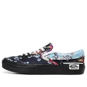 VANS Vans Classic Slip-On CAP "Florals" Black/blue