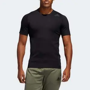 Adidas Ask2 Prm Tee Ss Training Sports Tight Round Neck Short Sleeve Black Fj6146