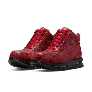 Nike Supreme X Max Goadome Snakeskin Boots - Red
