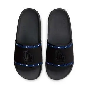 Nike Mlb X Offcourt Slide "los Angeles Dodgers - Black/blue/white