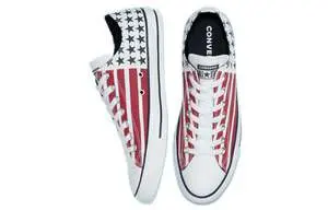 CONVERSE Chuck Taylor All Star Low Top Sneakers - White/red