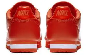 Nike Classic Cortez Premium Athletic Shoes - Orange