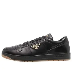 Prada Downtown Nappa Leather Sneakers - Black