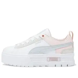 PUMA Mayze Low Top Platform Sneakers - White