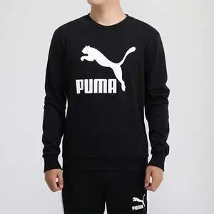 PUMA Classics Casual Printing Round Neck - Black