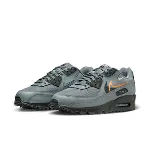 Nike Max 90 Multi Swoosh Sneakers - Gray/black