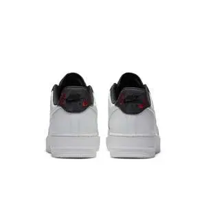 Nike Force 1 '07 Lv8 Embroidered Sukajan Sneakers - Whiteblackred
