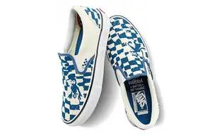 VANS Skate Slip-on Low-top Sneakers - Blue/white
