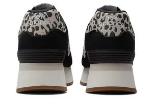 NEW BALANCE 574+ "black Leopard" Sneakers - Black/leopard
