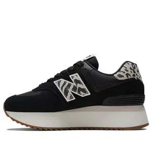 NEW BALANCE New Balance 574+ "Black Leopard" Sneakers Black/leopard
