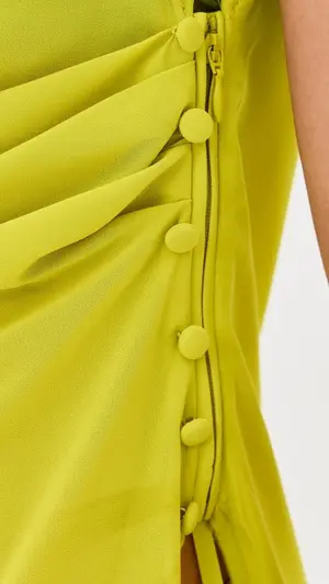 Staud Astaire Draped Cover-up