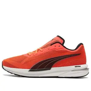 PUMA Velocity Nitro "lava Blast" Low Top Sneakers - Red/silver/black