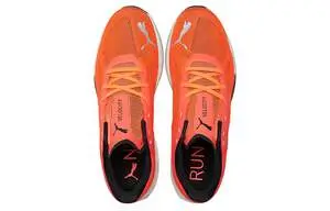 PUMA Velocity Nitro "lava Blast" Low Top Sneakers - Red/silver/black